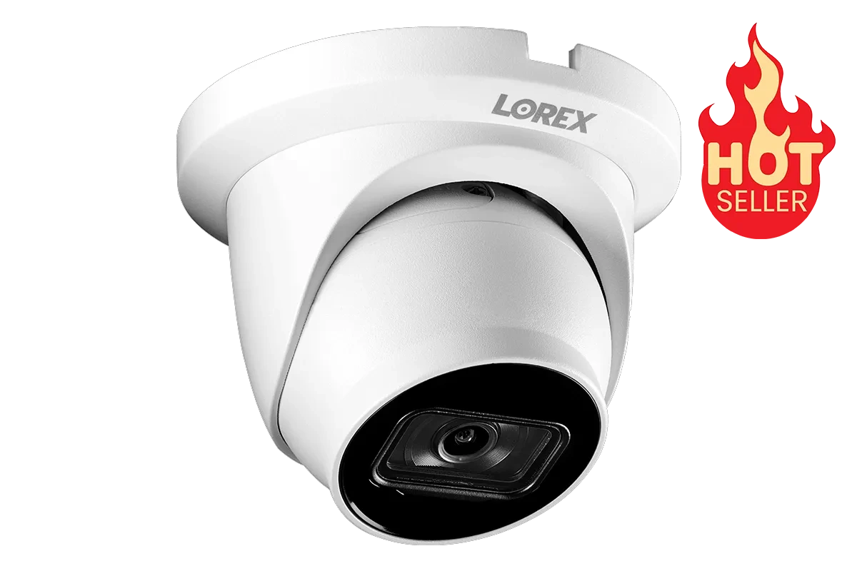 LNE9242B - Lorex N3 - 4K (8MP) IP Wired Turret Security Camera, Listen-in Audio, Real-Time 30 ...