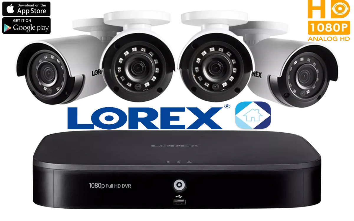 D1081-84W - Lorex 1080p (8 Camera Capable) 1TB Wired DVR System with ...