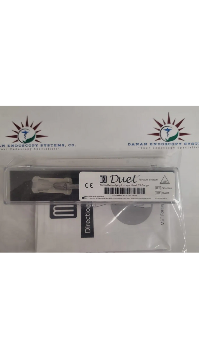 MST Duet DFH-0003 Ahmed Micro-Tying Forceps System head 23 Gauge,Curved ...