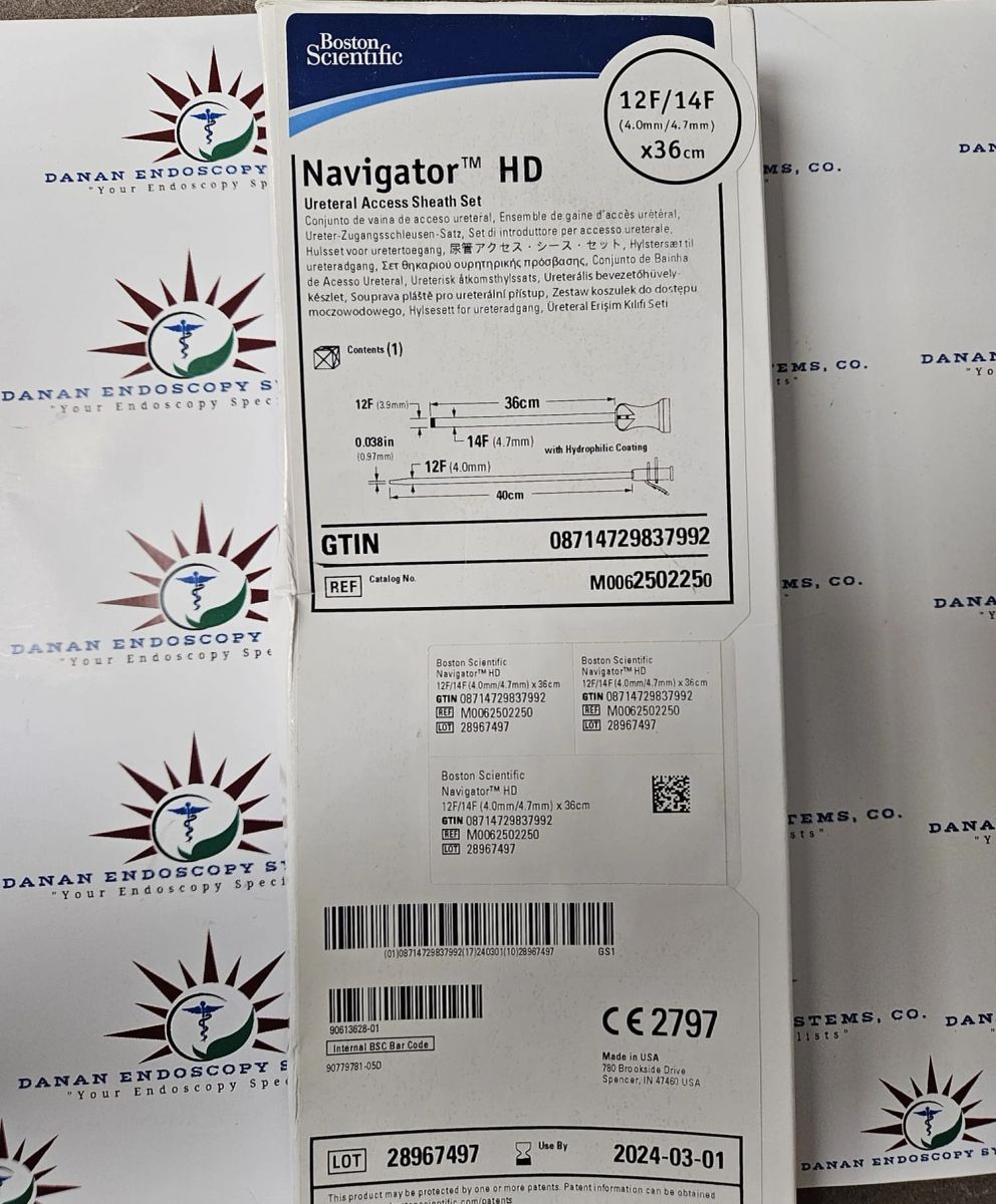 Boston Scientific 250-225 Navigator HD Ureteral Access Sheath Set 12F ...
