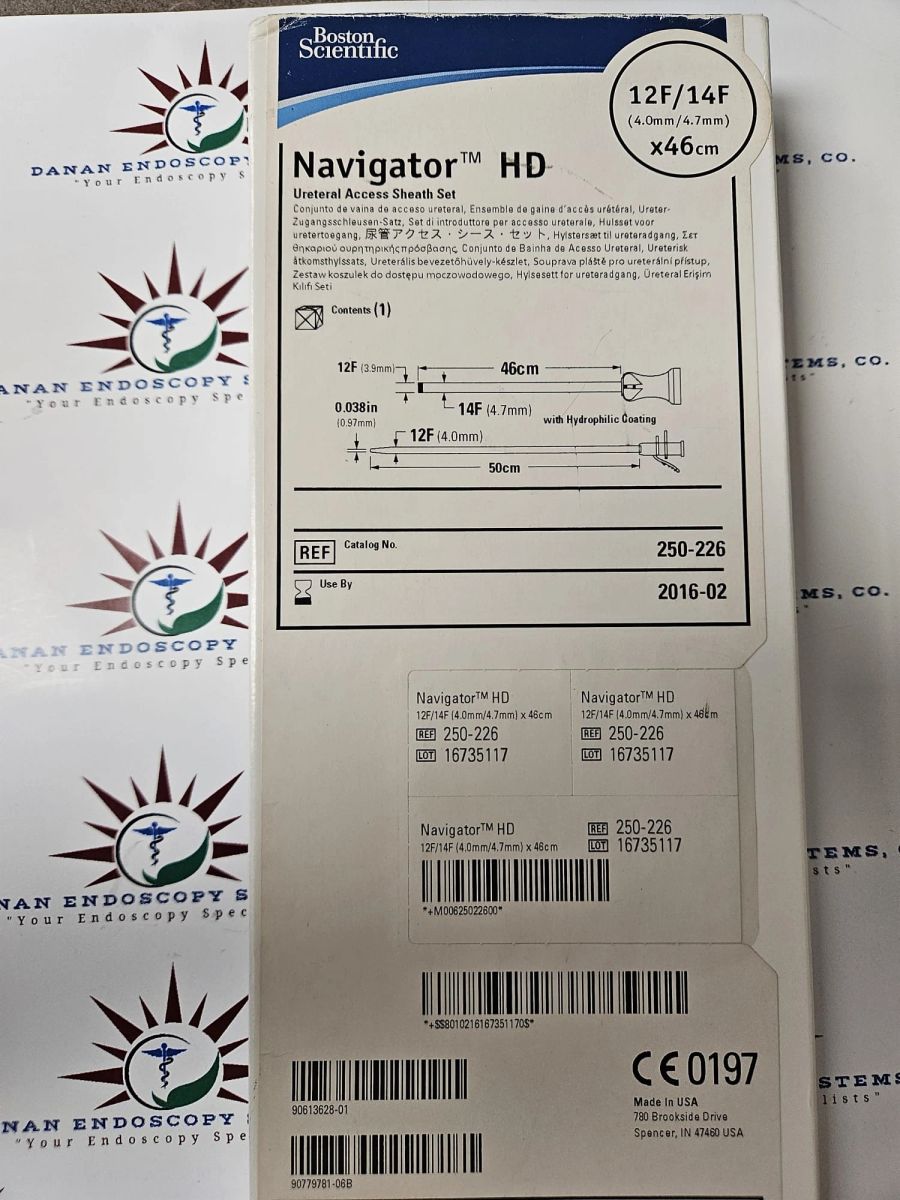 Boston Scientific 250-226 Navigator HD Ureteral Access Sheath Set 12F ...