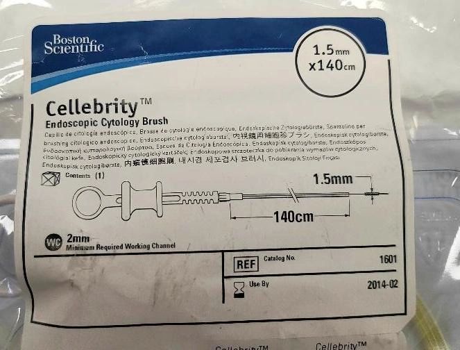BOSTON SCIENTIFIC 1601: CELLEBRITY ENDOSCOPIC CYTOLOGY BRUSH(X) 1.5mm X ...