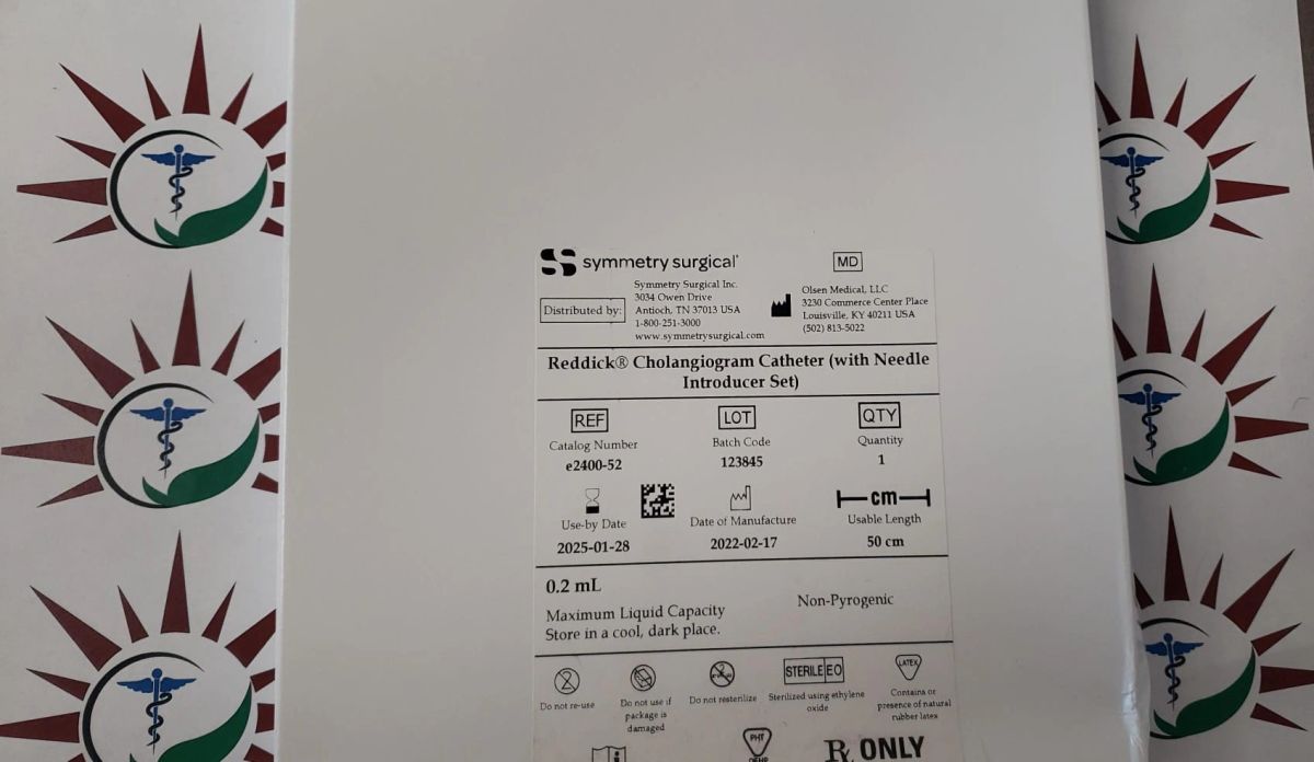 Olsen Medical E2400-52 Reddick Cholangiogram Catheter (With Needle ...