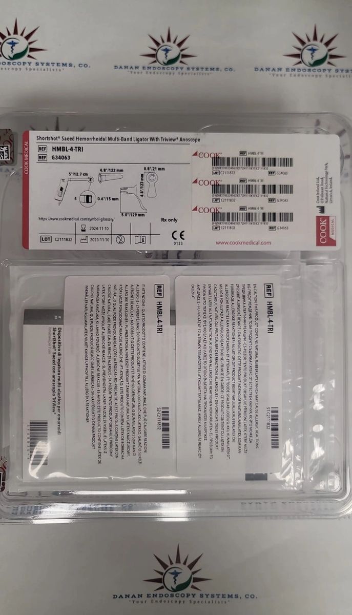 Cook Medical G34063 Shortshot Saeed Hemorrhoidal Multi-Band Ligator ...