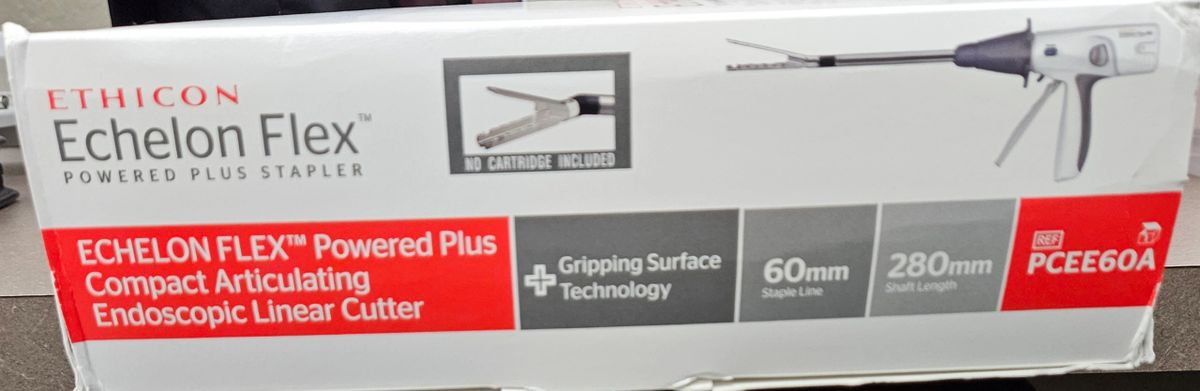 ETHICON PCEE60A Echelon Flex Powered Plus Stapler, 60mm Size, 280mm ...