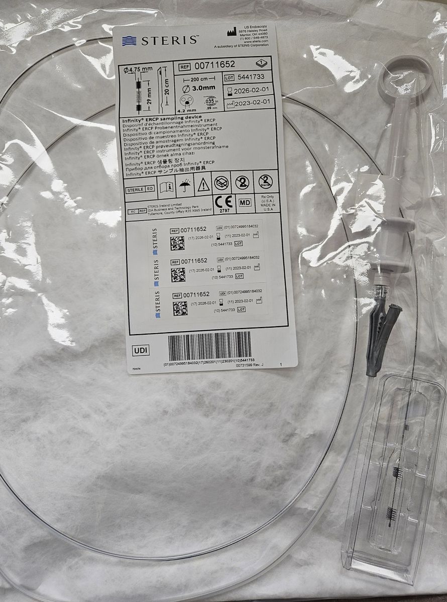 STERIS/US ENDOSCOPY 00711652 Infinity ERCP Sampling Device, 3.0mm/9Fr ...