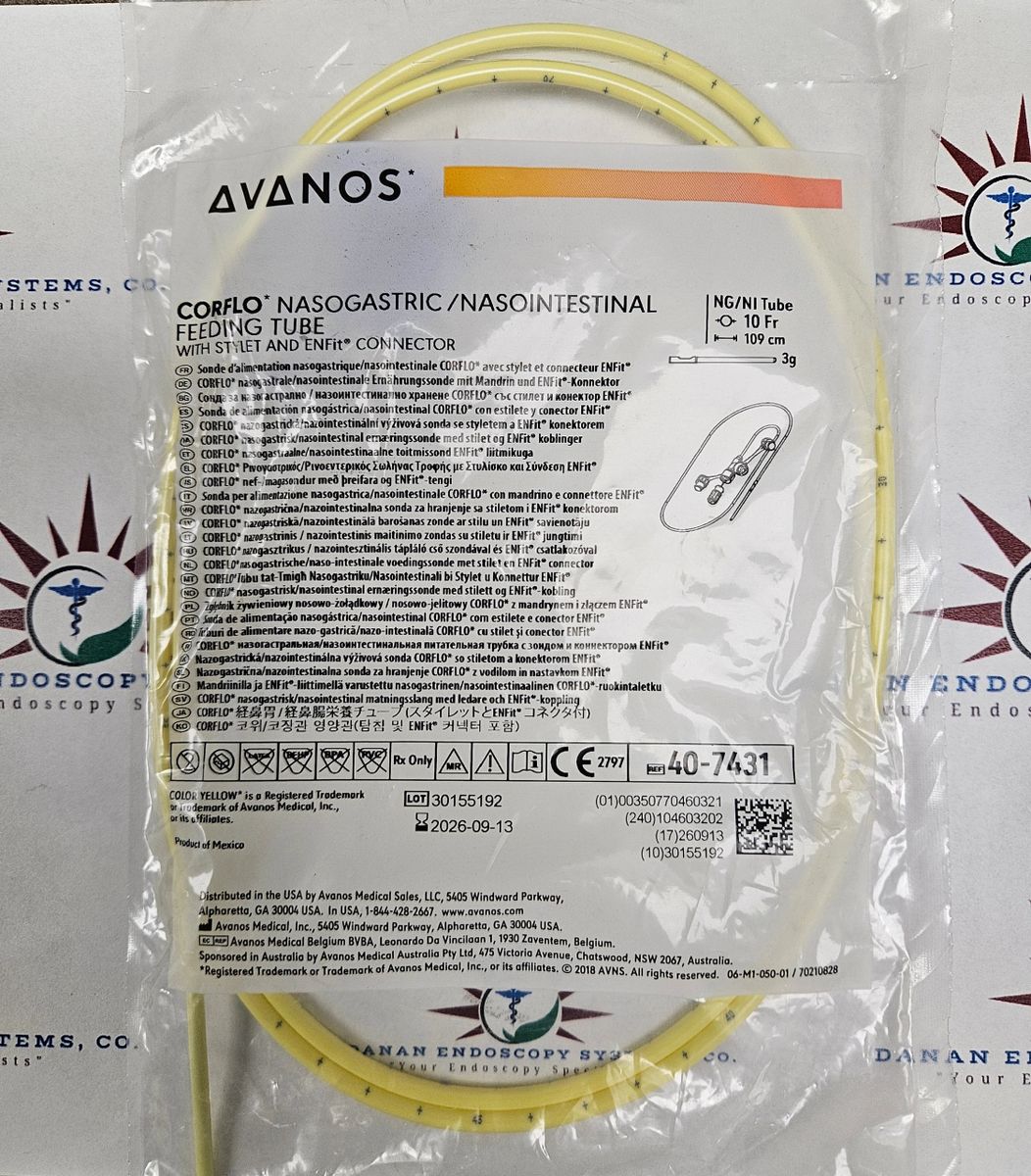 AVANOS 40-7431 CORFLO NASOGASTRIC/NASOINTESTINAL FEEDING TUBE WITH ...