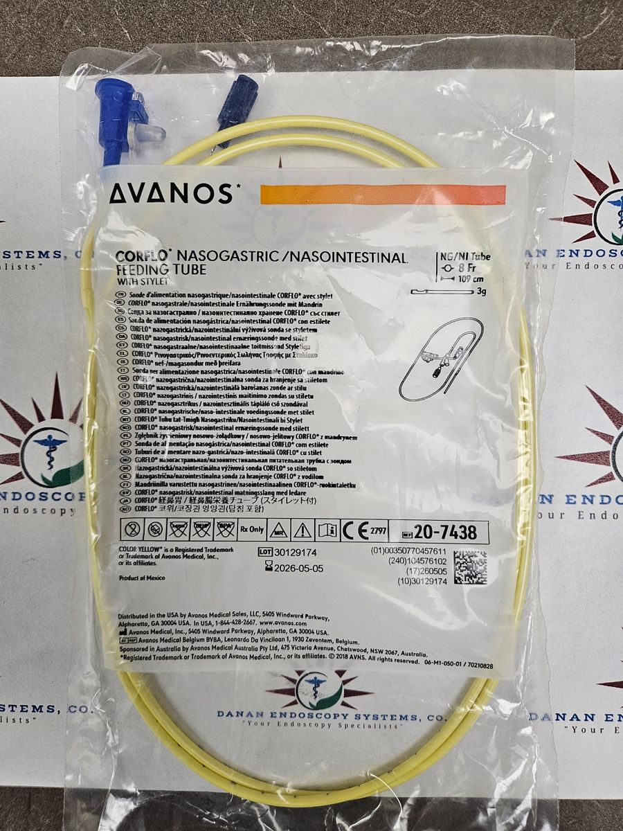 AVANOS 20-7438 CORFLO NASOGASTRIC/NASOINTESTINAL FEEDING TUBE WITH ...