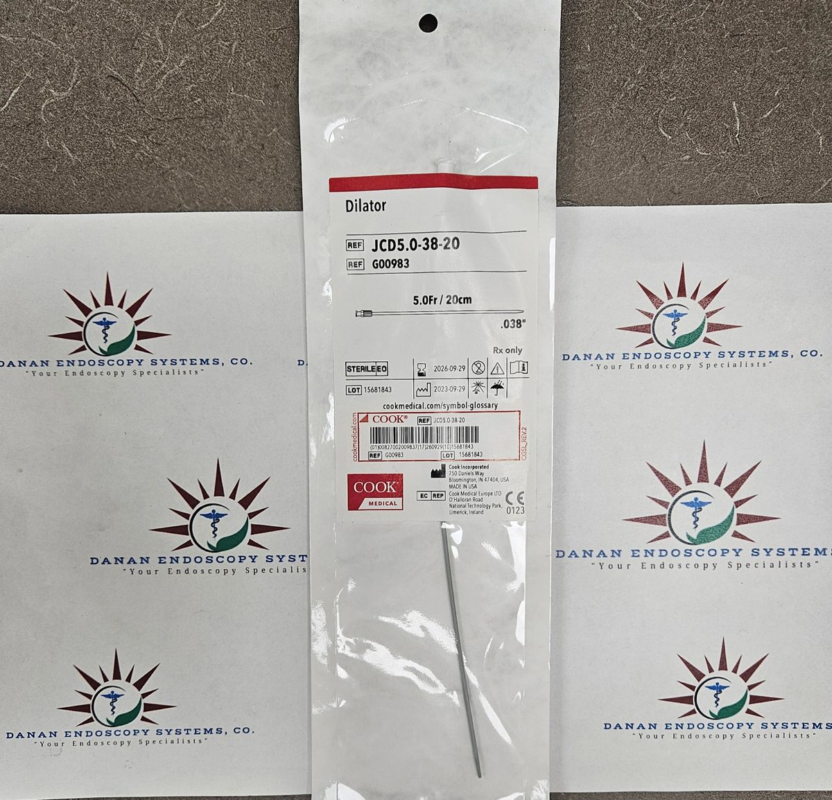 COOK MEDICAL G00983 STANDARD DILATOR 5Fr x 20cm Length, IN-DATE