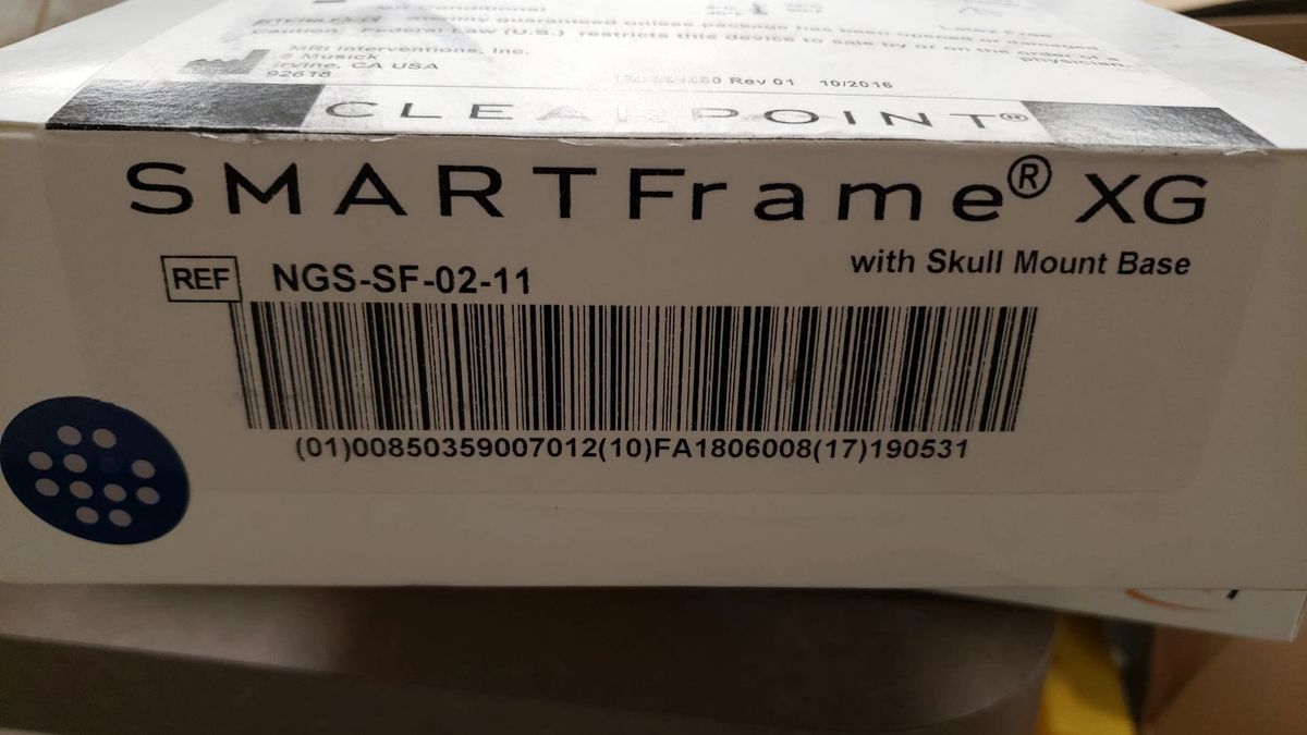 CLEARPOINT NGS-SF-02-11 SMARTFRAME XG with Skull Mount Base (X)