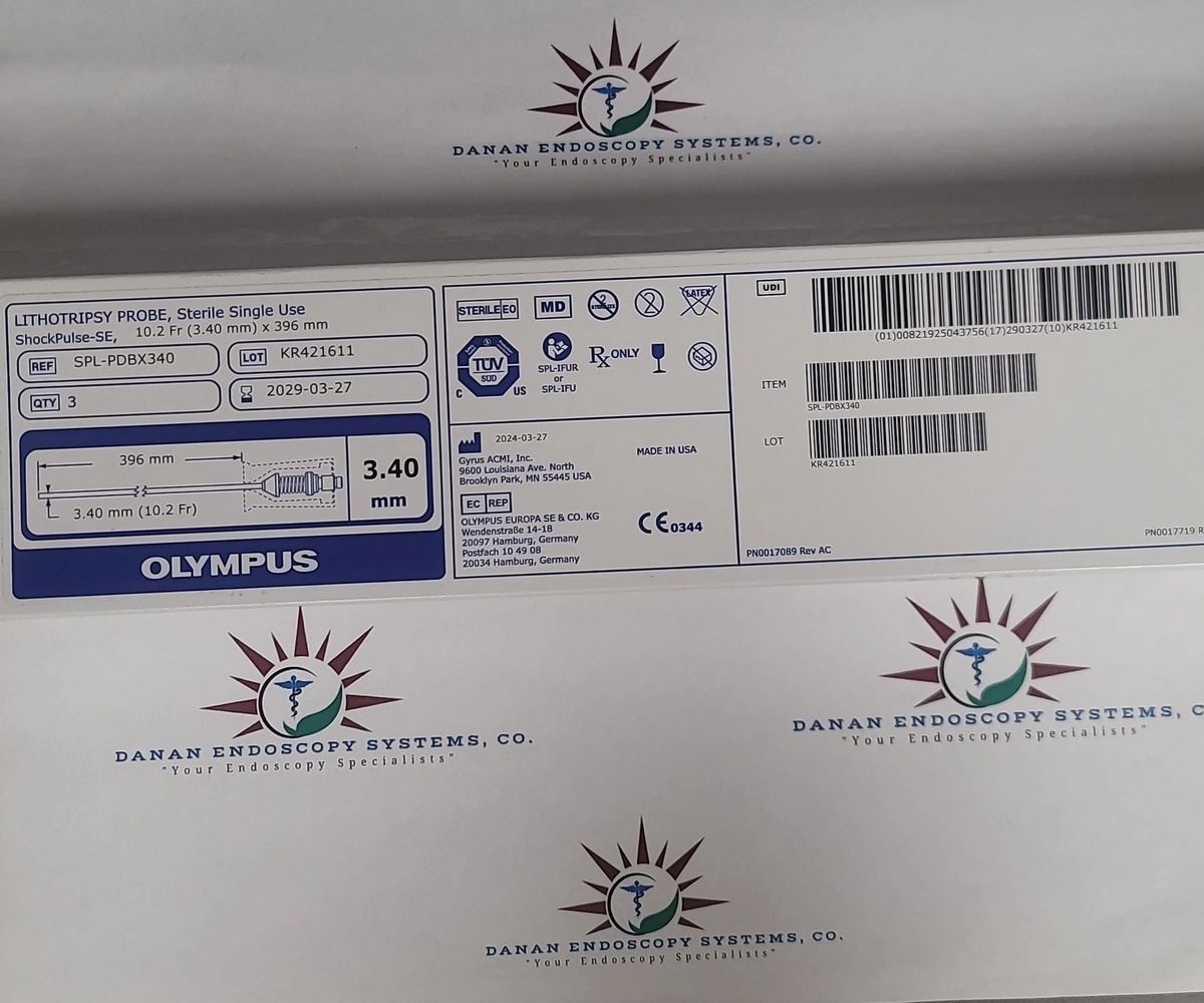 Olympus SPL-PDBX340 Lithotripsy Probe, ShockPulse-SE 10.2 Fr. (3.40 mm ...