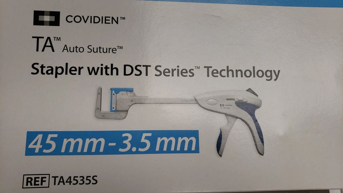 COVIDIEN TA4535S TA Auto Suture Stapler with DST 45mm 3.5mm Stapler (In ...