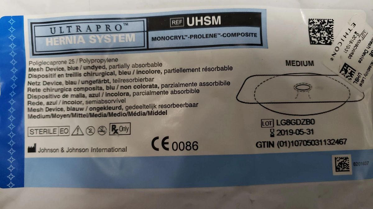 ETHICON UHSM Ultrapro Hernia System (3 Devices)(X)