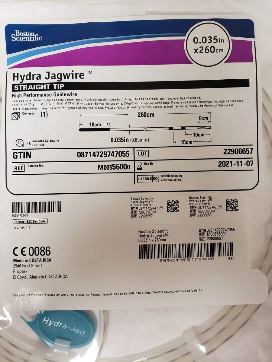 BOSTON SCIENTIFIC 5600 Hydra Jagwire Straight Tip High Performance ...