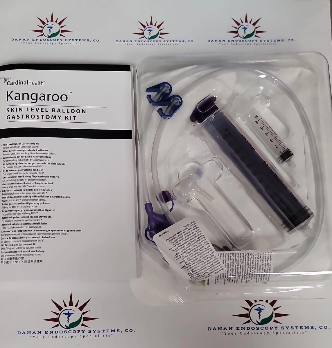 Cardinal Health 714100 Kangaroo Skin Level Balloon Gastrostomy Kit 14Fr. X 1.0cm (In Date 2026)