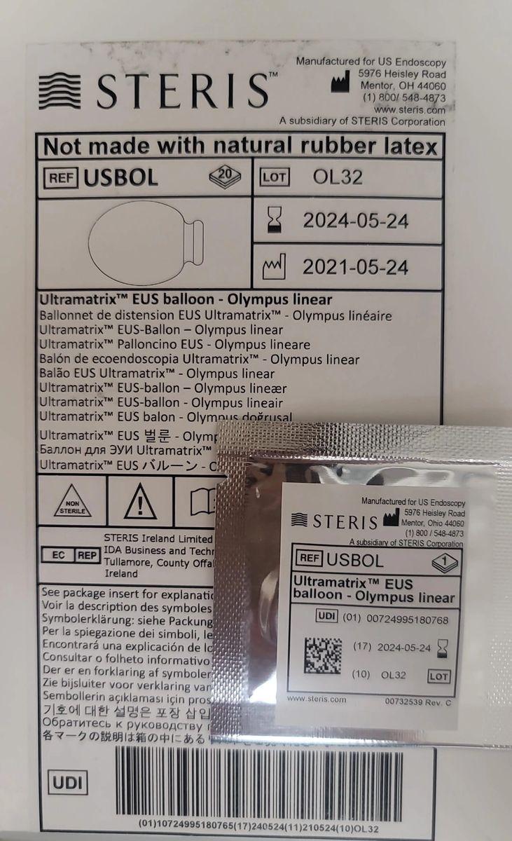 STERIS USBOL Ultramatrix EUS Balloon Olympus linear (X)