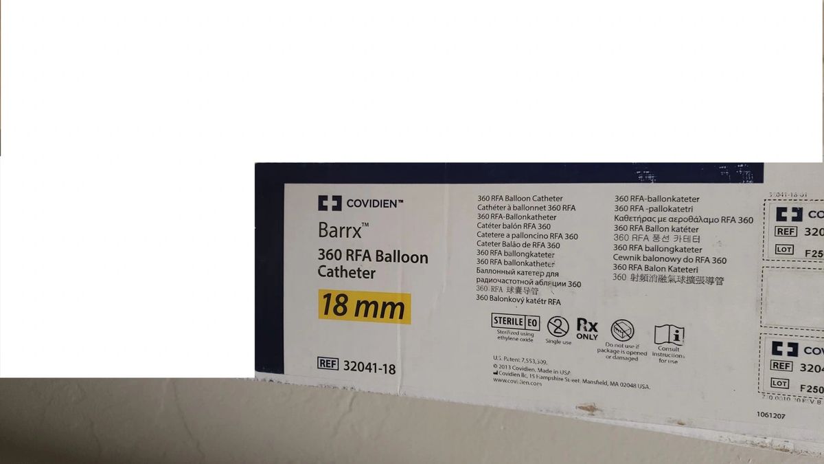 COVIDIEN 32041-18 Barrx 360 RFA Balloon Catheter, 18mm (x)