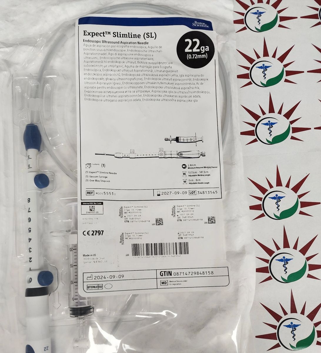 Boston Scientific 5551 EXPECT Slimline Endoscopic Ultrasound Aspiration ...