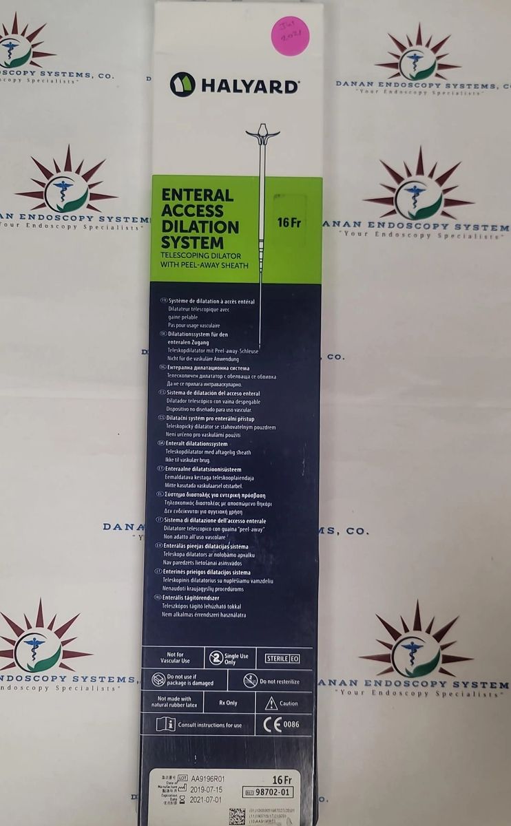 Avanos 98702-01 Enteral Access Dilation System Telescoping Dilator w ...