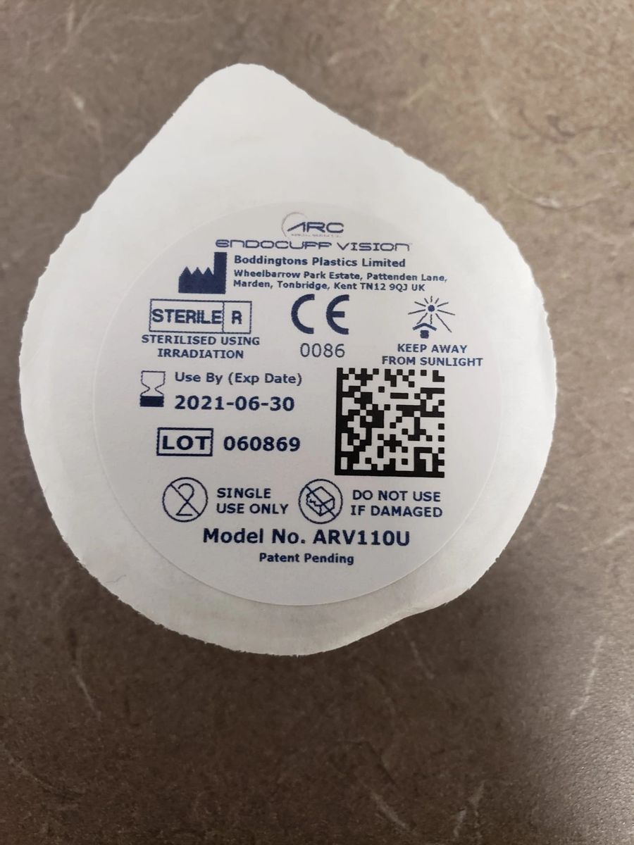 ARC ENDOCUFF VISION ARV110U Medium Blue I.D. 11.0 (X)