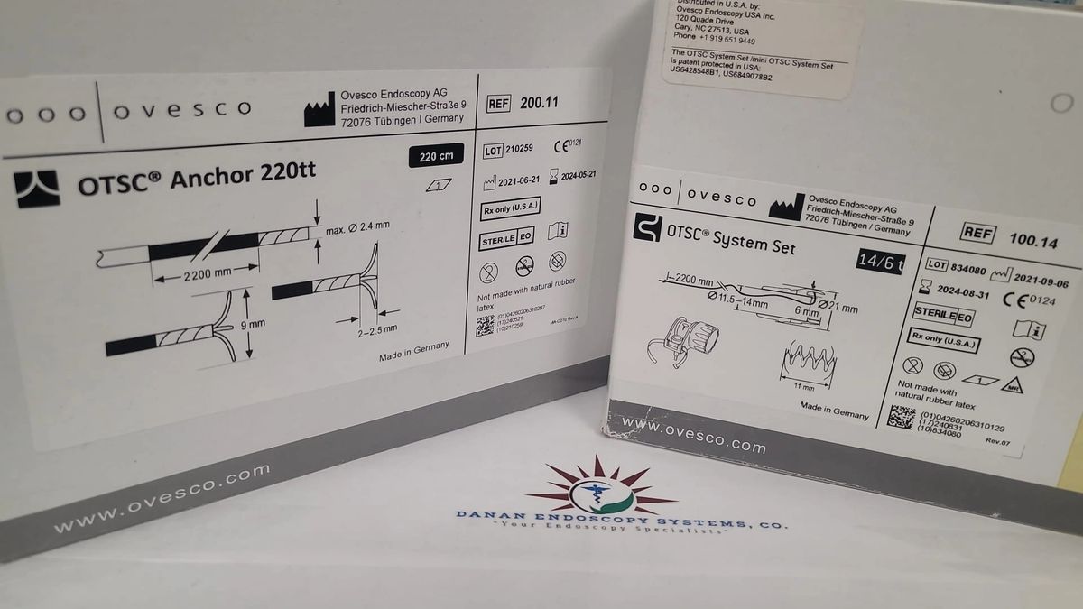 Ovesco 200.11 OTSC Anchor 220tt & Ovesco 100.14 OTSC (X)