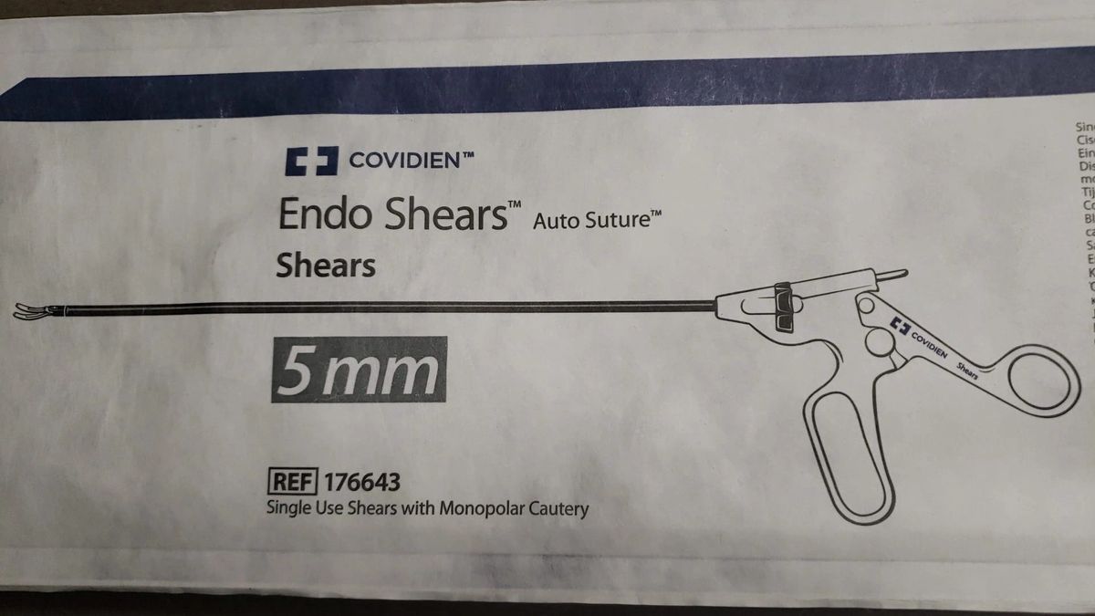 COVIDIEN/MEDTRONIC 176643 Endo Shears Auto Suture 5mm (X)
