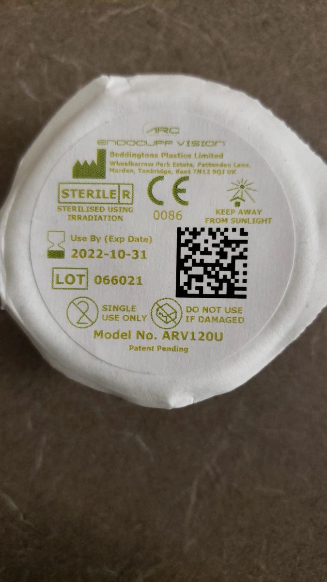 OLYMPUS ARC ENDOCUFF VISION ARV120U Large Green 11.2 (In Date)