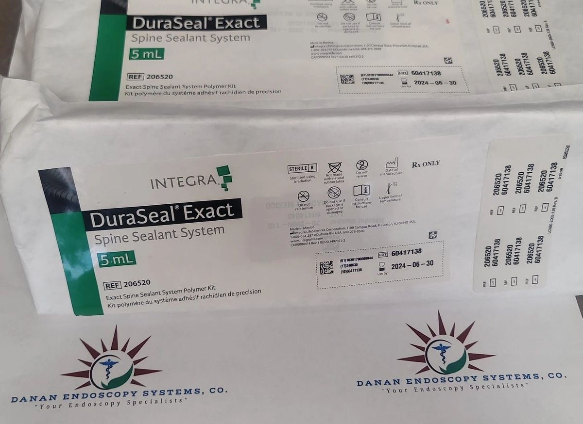 Integra 206520 DuraSeal Exact 5ml Spine Sealant System Polymer Kit ...