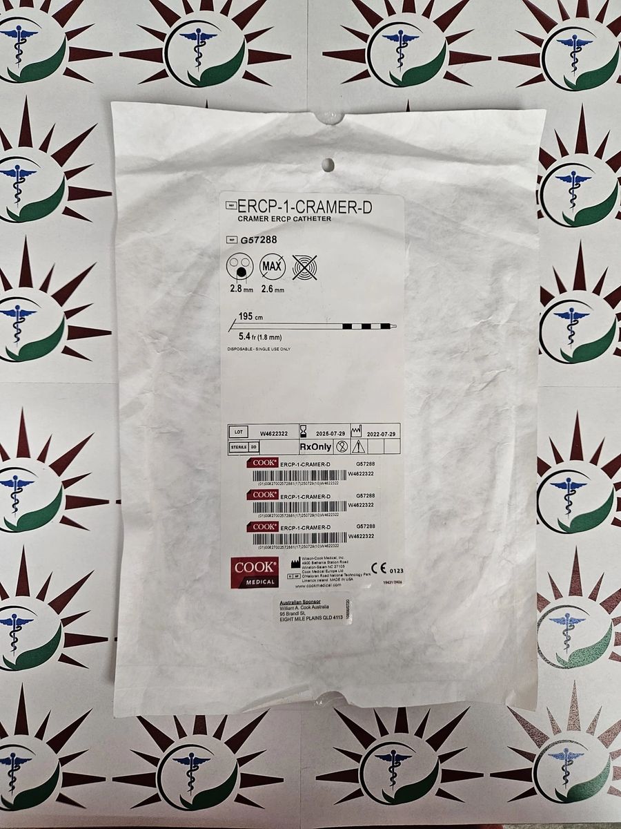 COOK MEDICAL G57288 CRAMER ERCP CATHETER 5.4Fr x 195cm