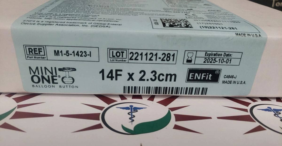 AMT M1-5-1423-I Mini ONE Balloon Button Low Profile Feeding Device ...