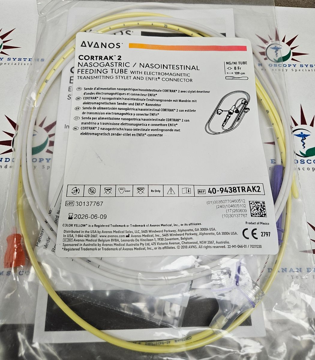 AVANOS 40-9438TRAK2 CORTRAK 2 NASOGASTRIC / NASOINTESTINAL FEEDING TUBE ...