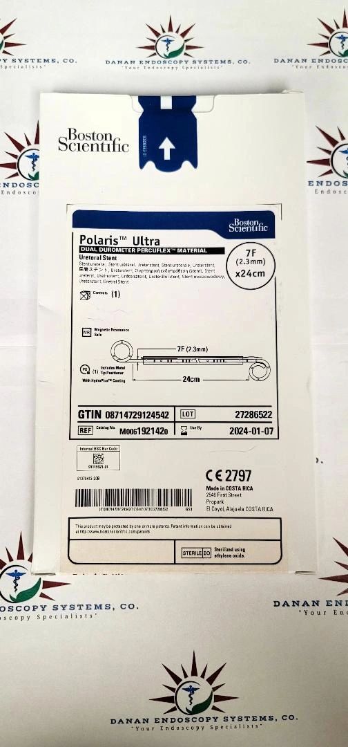 BOSTON SCIENTIFIC 192-142 POLARIS ULTRA URETERAL STENT: 7Fr X 24CM (X)