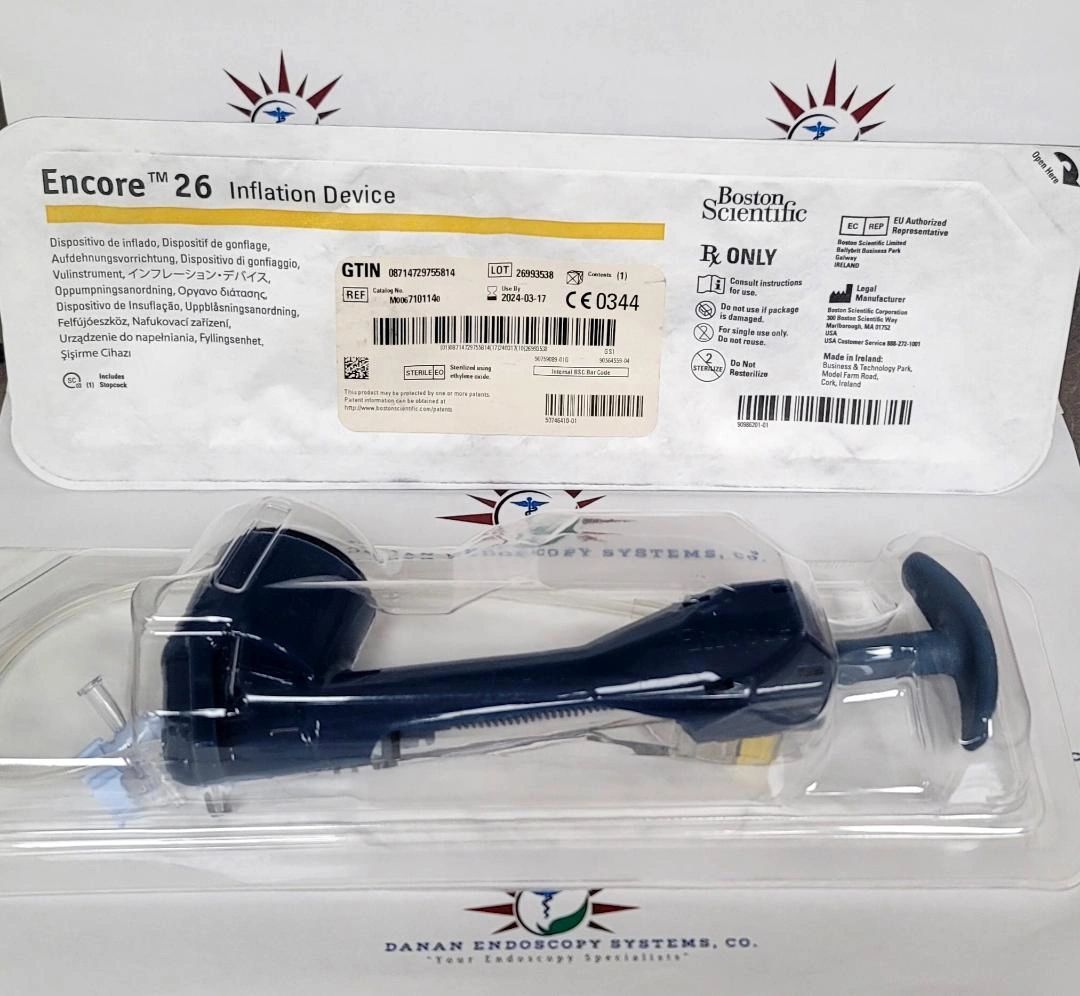 Boston Scientific 710114 Encore 26 Inflation Device 20cc Single Unit (X)
