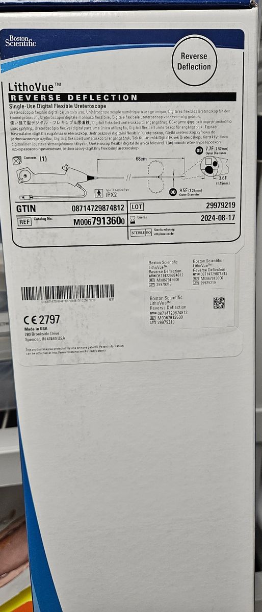 Boston Scientific LithoVue 791360 (M0067913600) Single-Use Digital ...