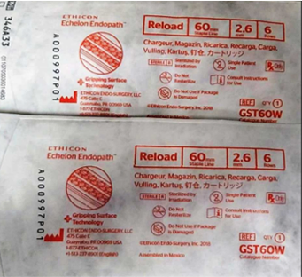 ETHICON GST60W Echelon Endopath Reload 60mm X 2.6mm 6 Rows (X)