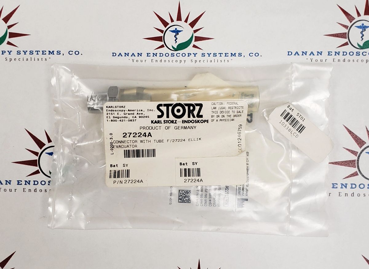 KARL STORZ 27224A CONNECTOR WITH TUBEN (RE-USABLE)NEW