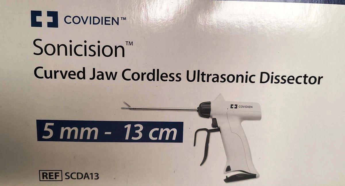 COVIDIEN SCDA13 SONICISION (5mm X 13cm) CURVED JAW CORDLESS ULTRASONIC ...
