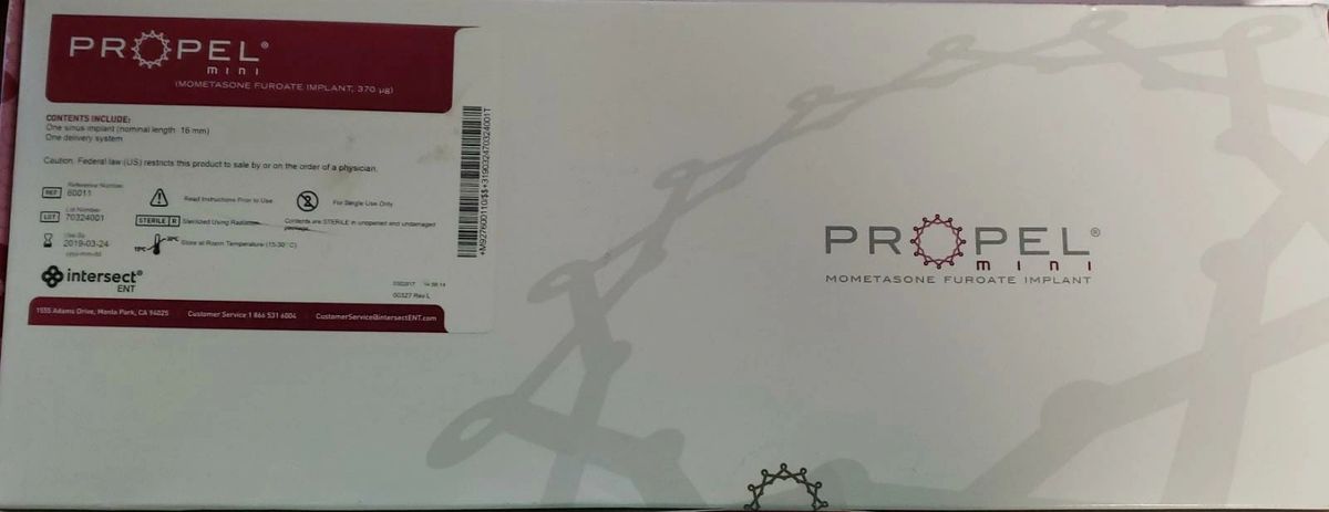 Propel MINI 60011 Sinus Implant by Intersect ENT (16mm)