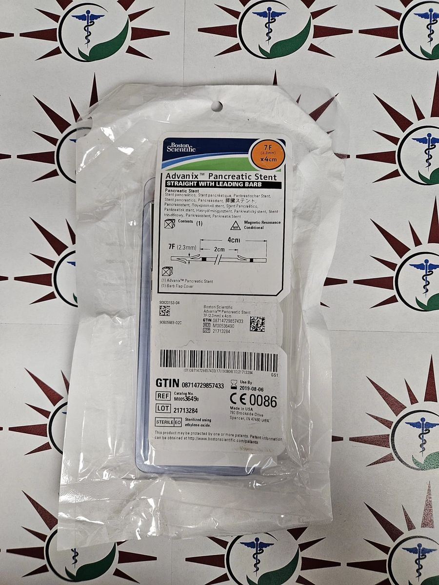 BOSTON SCIENTIFIC 3649 ADVANIX Pancreatic Stent Straight with leading ...