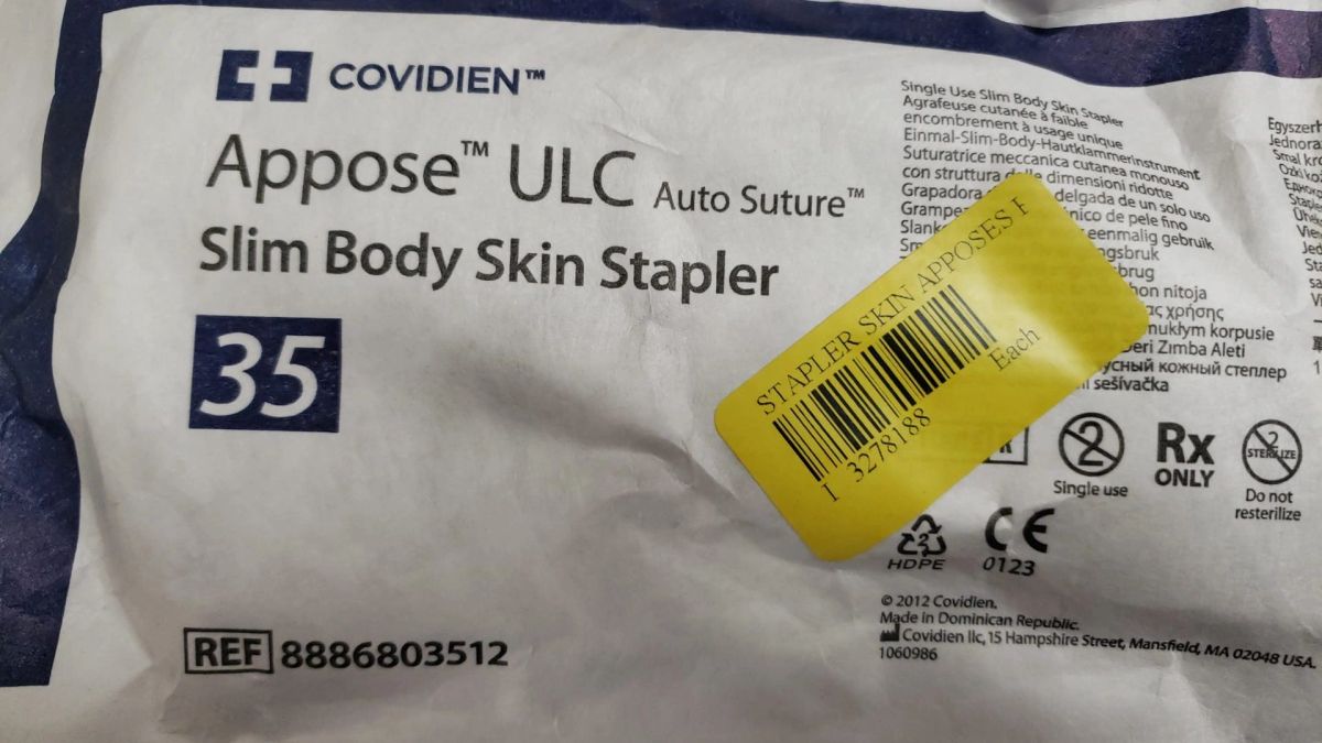 COVIDIEN 8886803512 Appose ULC AutoSuture Slim Body Skin Stapler (X)