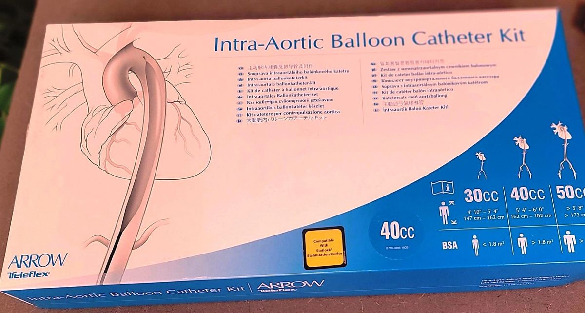 TELEFLEX ARROW IAB-S840C RediGuard® IAB Catheter - 40 cc - 8 French ...