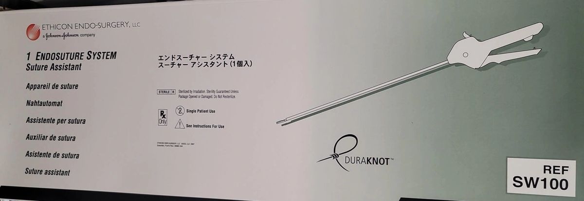 ETHICON SW100 Endosuture System Suture Assistant, 5mm Suture Assistant (X)
