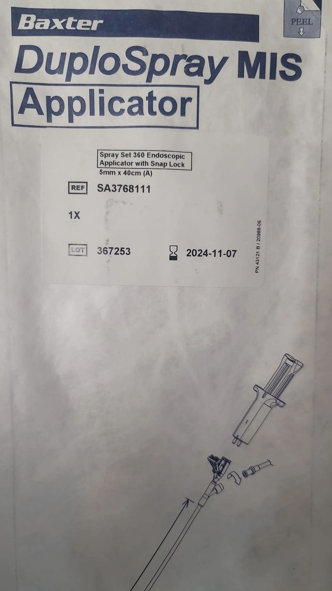 Baxter 3768111 DuploSpray Endoscopic MIS Applicator (X)