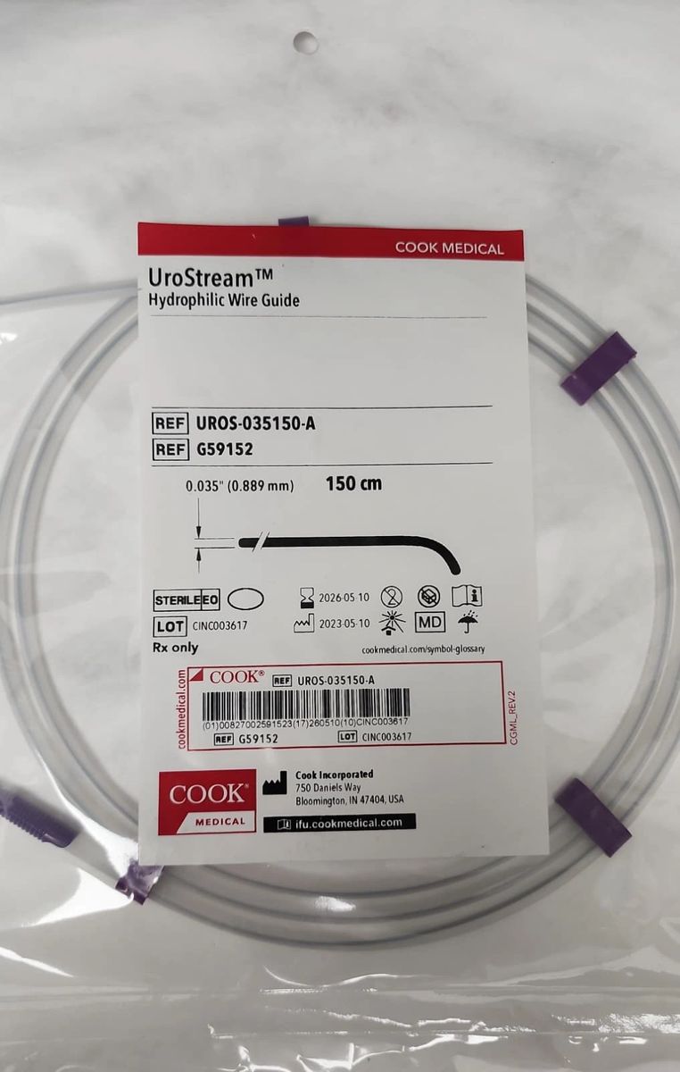 Cook Medical G59152 UroSteam Hydrophilic Wire Guide (In Date 5-26)