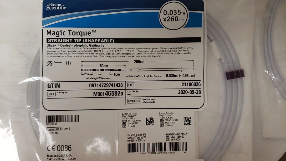 Boston Scientific 46592 Magic Torque STRAIGHT TIP (SHAPEABLE) Glidex ...