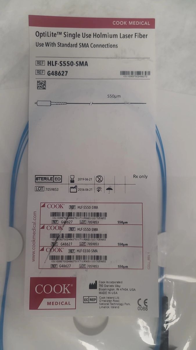 Cook G48627 OptiLite Single Use Holmium Laser Fiber (X)