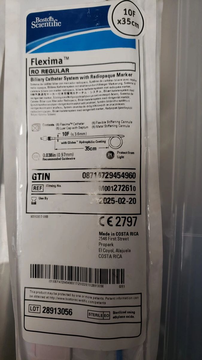 BOSTON SCIENTIFIC 27261 Flexima RO Regular Biliary Catheter System With ...