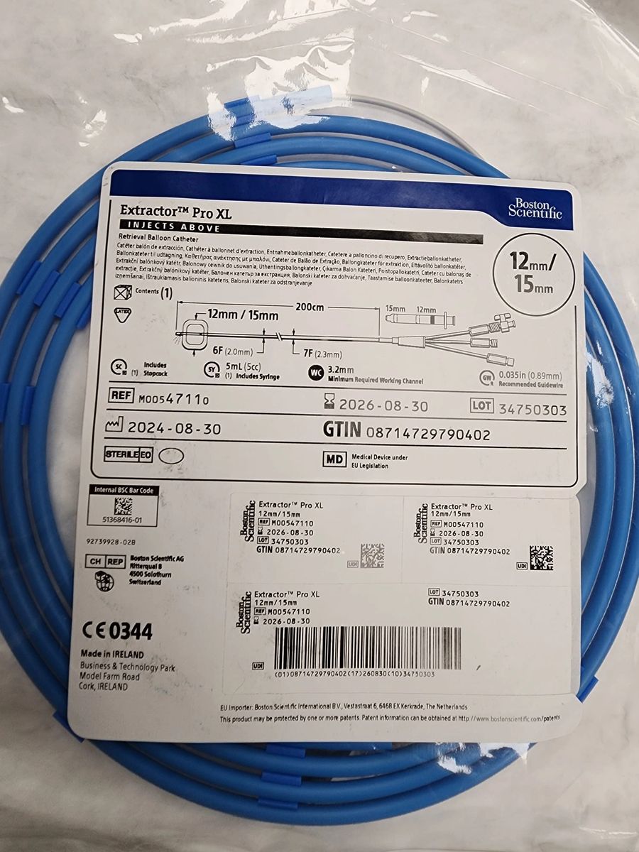 BOSTON SCIENTIFIC 4711 Extractor Pro XL Retrieval Balloon Catheter 12mm ...