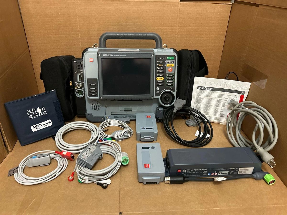 STRYKER LIFEPAK 15 Monitor - Defibrilator - Version 2.0 - Fully Loaded ...