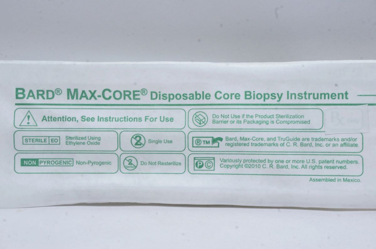 Bard MC2010 MaxCore Biopsy Instrument 20G X 10cm (IN DATE)